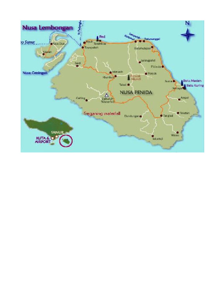 Peta Nusa Penida | PDF
