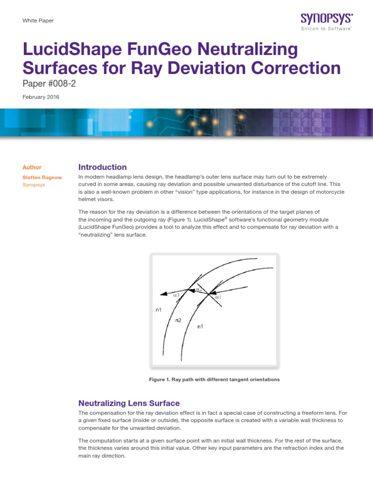 Lucidshape Fun Geo Neutralizing Surfaces WP | PDF | Lens (Optics) | Optics