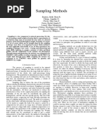 Geology Sampling Methods Explained | PDF | Trench | Sampling (Statistics)