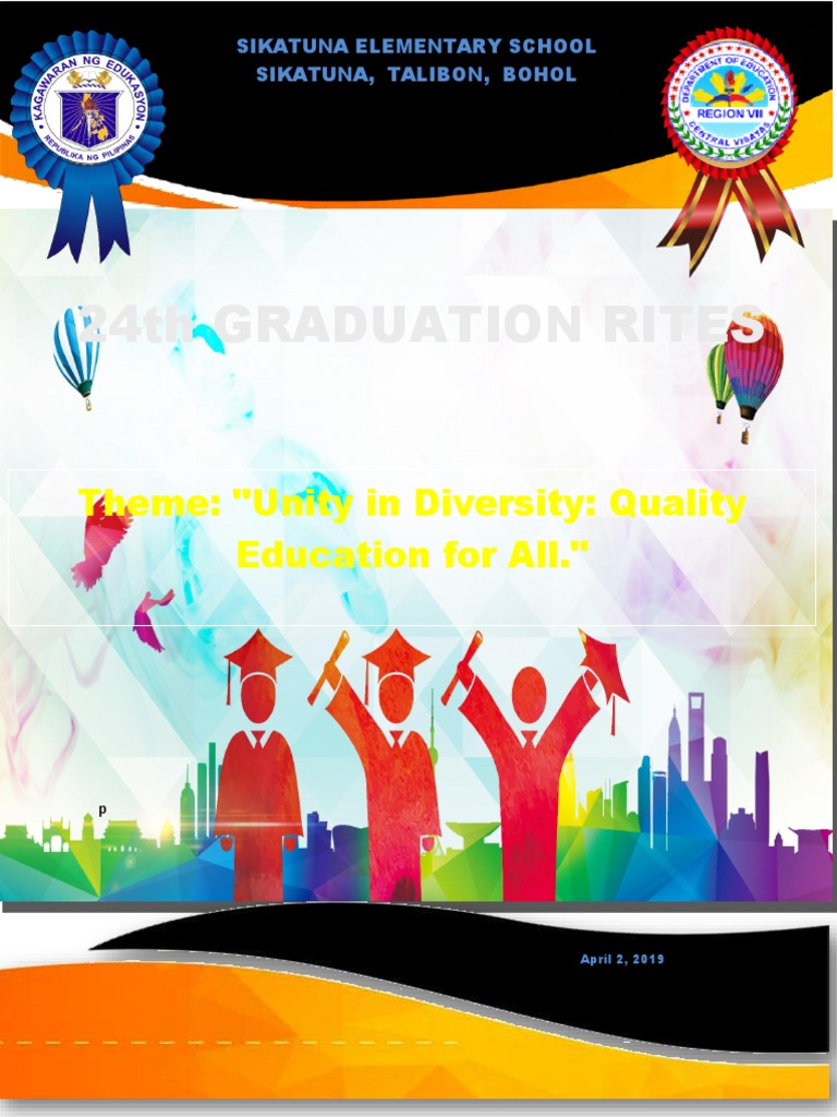 24Th Graduation Rites: Theme: "Unity in Diversity: Quality Education ...