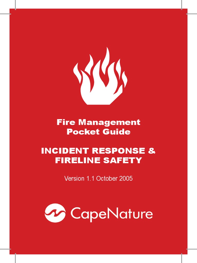 Fire Management Pocket Guide Incident Response & Fireline Safety | PDF ...