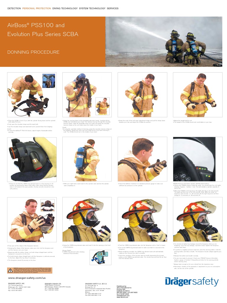 AirBossPSS100andEvoplusseriesscba Donning Procedure | PDF | Underwater ...