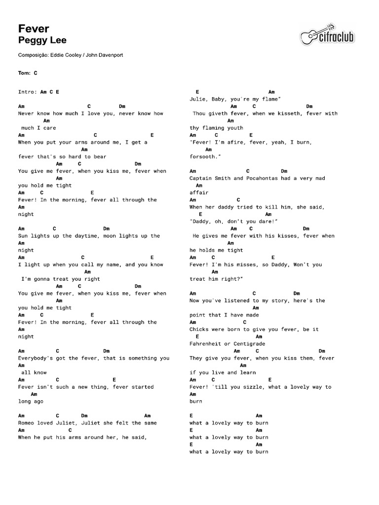 Fever (Peggy Lee) | PDF