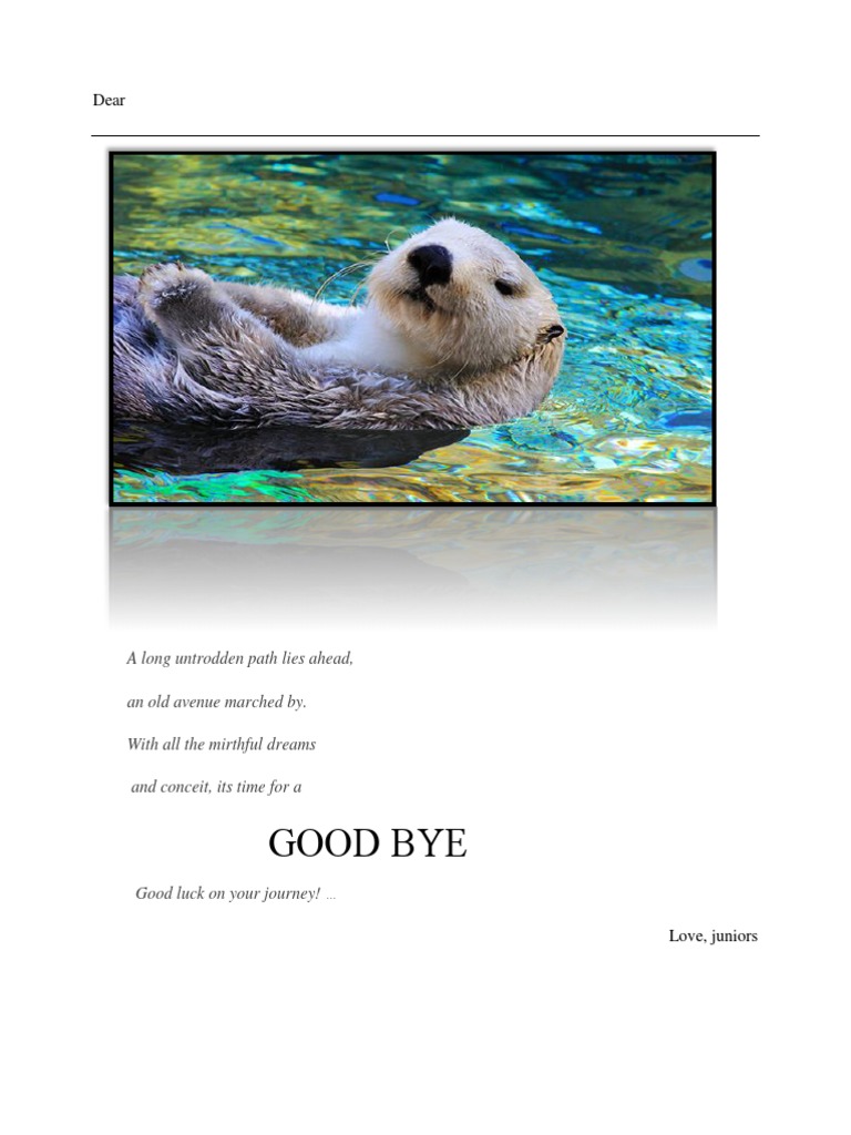 Good Bye | PDF