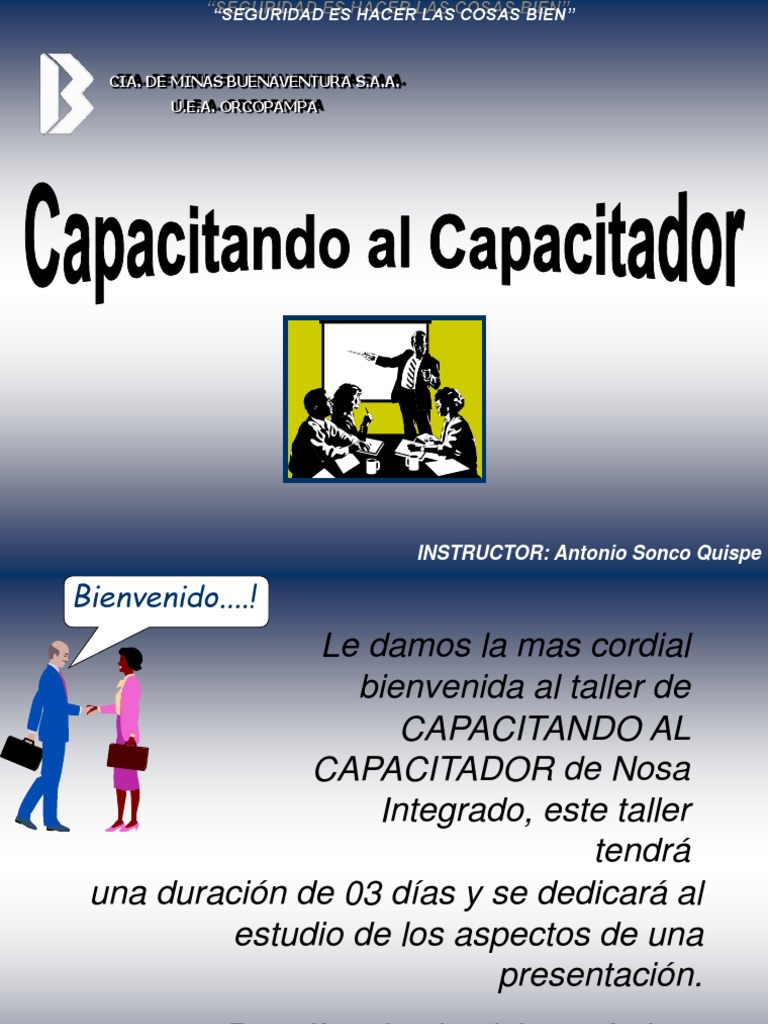 Capacitando Al Capacitador | PDF | Evaluación | Comunicación