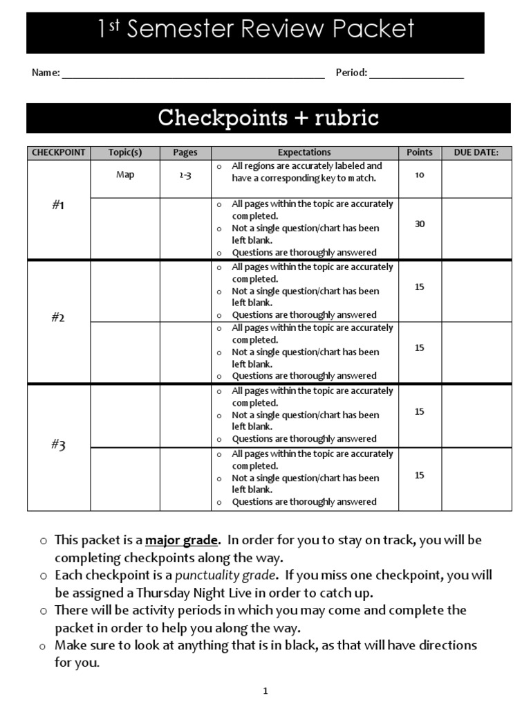 2019 1st Semester Review Packet | PDF | Immigration | Asia