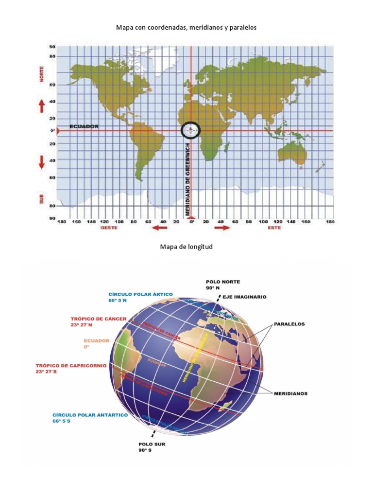 Mapa Con Coordenadas | PDF