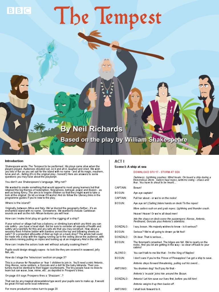 Playscript The Tempest | PDF | The Tempest | Leisure