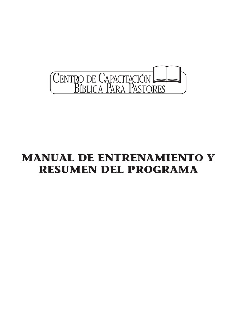 MANUAL-DE-ENTRENAMIENTO-Y-RESUMEN-DEL-PROGRAMA - Dennis J Mock PDF ...
