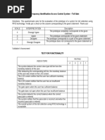 TAM Questionnaire for System Usability | PDF