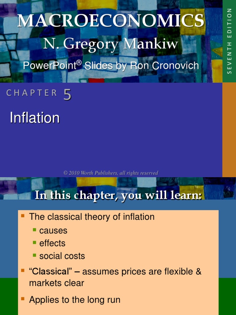 N. Gregory Mankiw: Macroeconomics | PDF | Inflation | Demand For Money