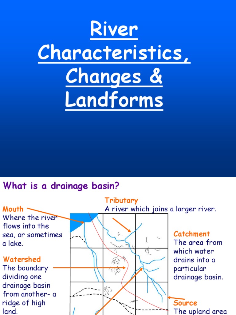 03.river Characteristics, Changes & Landforms | PDF | River | River Delta