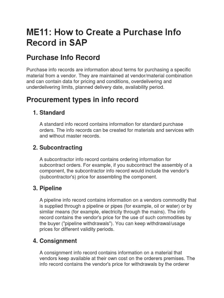 2 - How To Cretae PIR | PDF | Procurement | Pipeline Transport