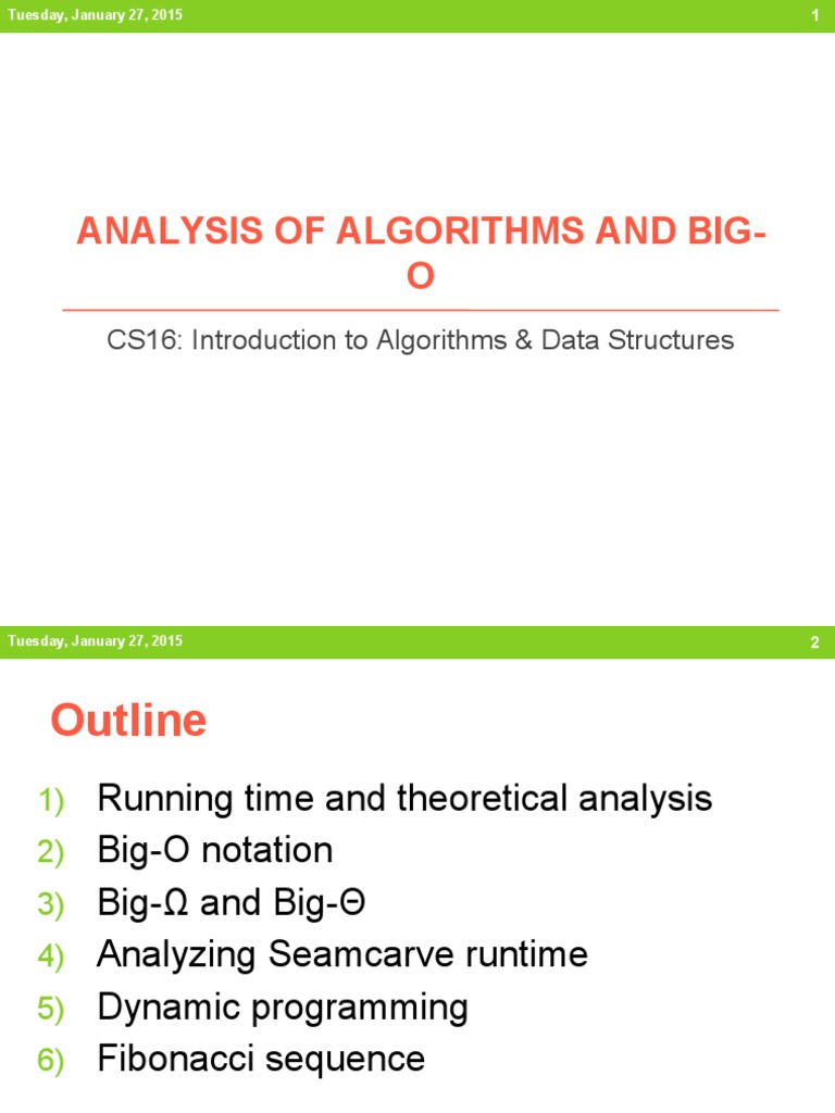 2 Analysis Of Algorithms Pdf Time Complexity Array Data Structure