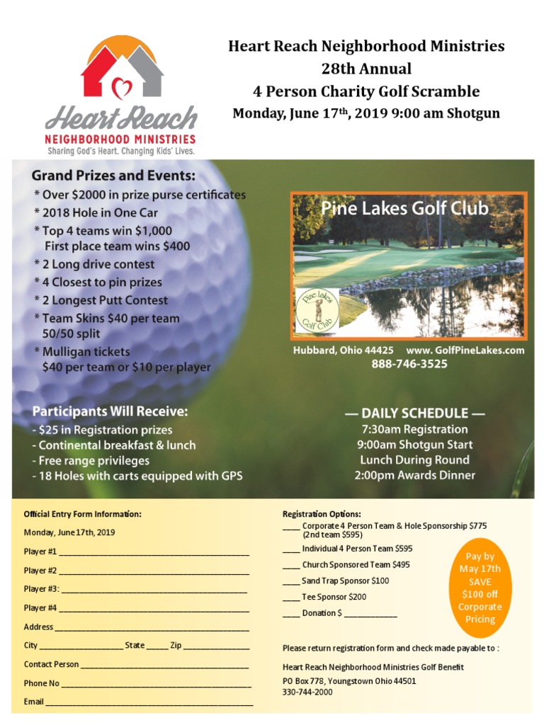 Golf Scramble Flier 2019 | PDF