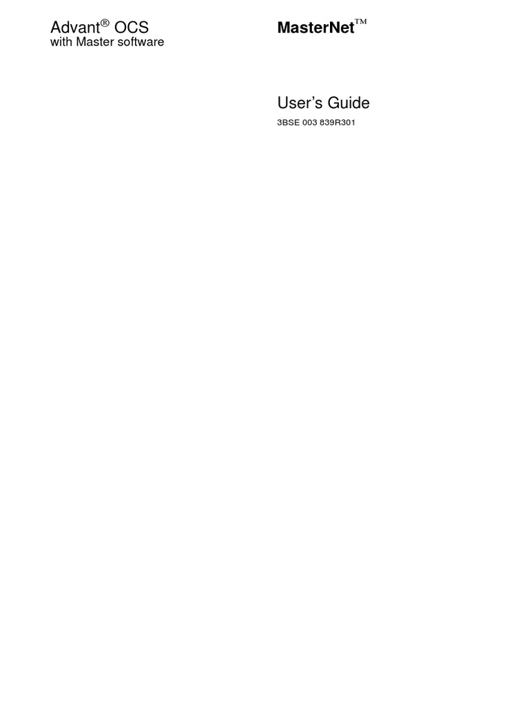 MasterNet User S Guide 3BSE003839R301 PDF | PDF | Local Area Network ...