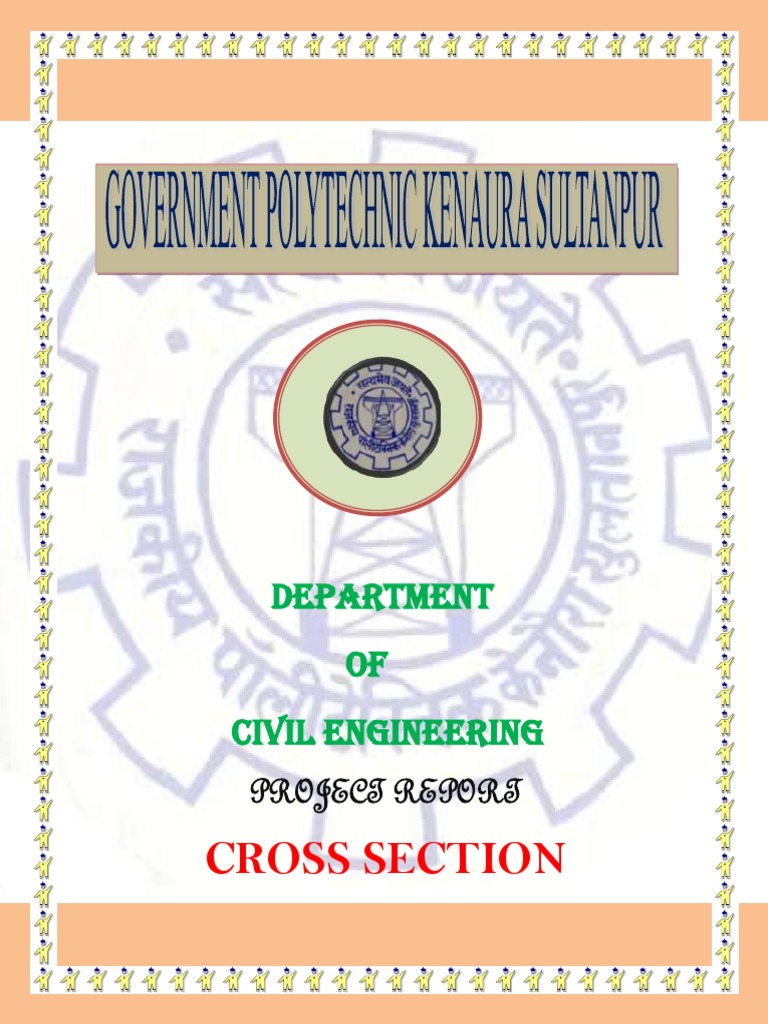Civil Engineering Project Report Cross Section | PDF