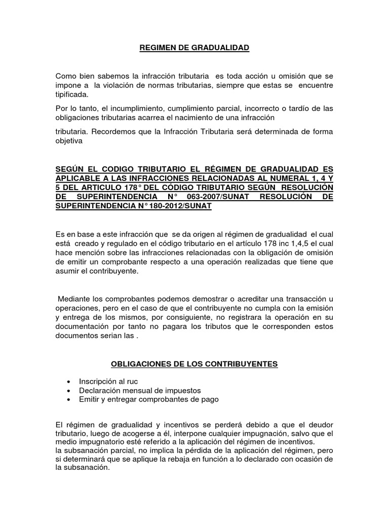 Regimen de Gradualidad | PDF | Virtud | Ley Pública