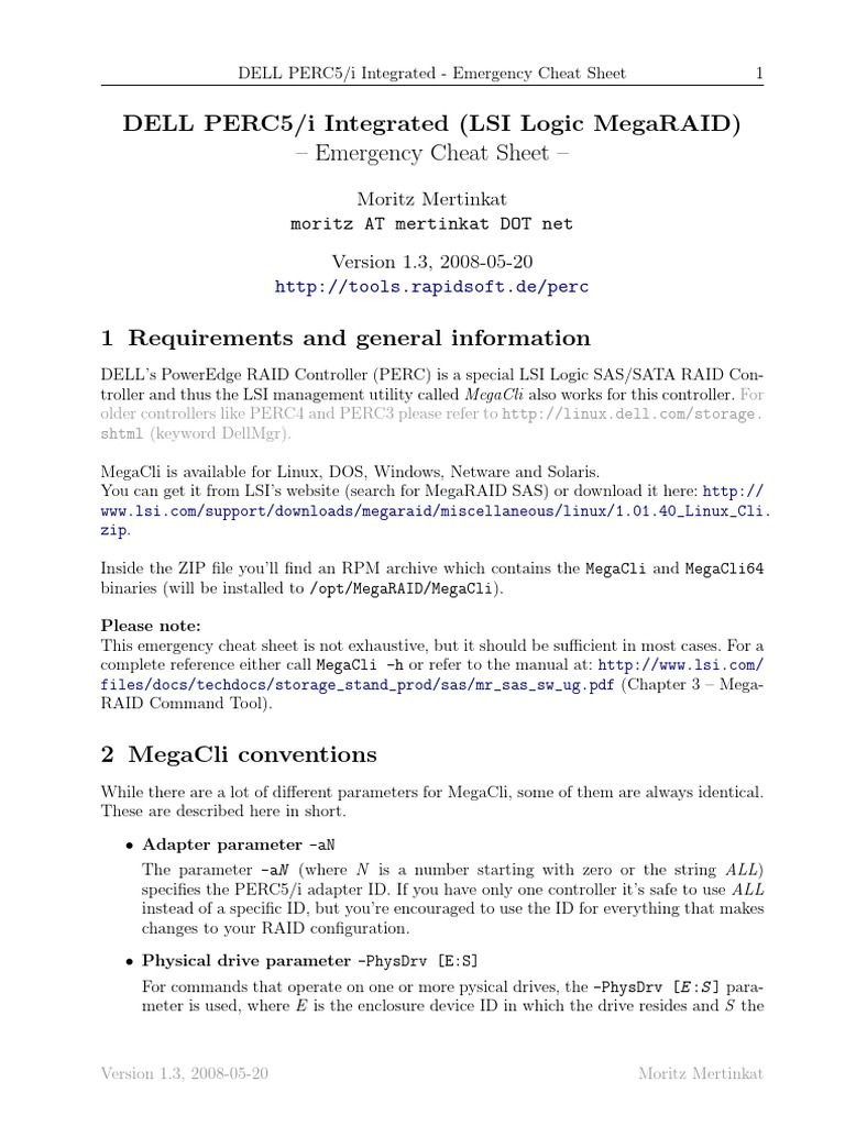 Perc Cheat Sheet | PDF | Computer Architecture | Computing