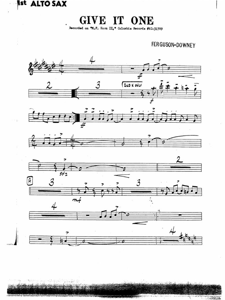 Give It One - Maynard Ferguson PDF | PDF