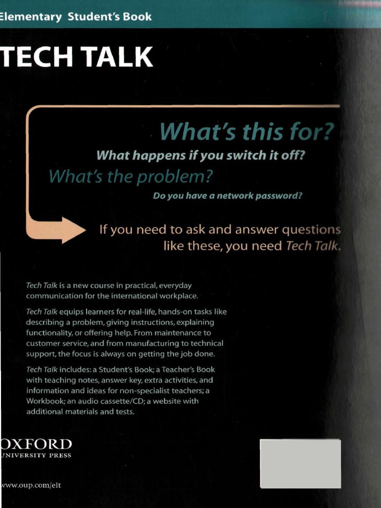 Tech Talk Elementary SB PDF | PDF