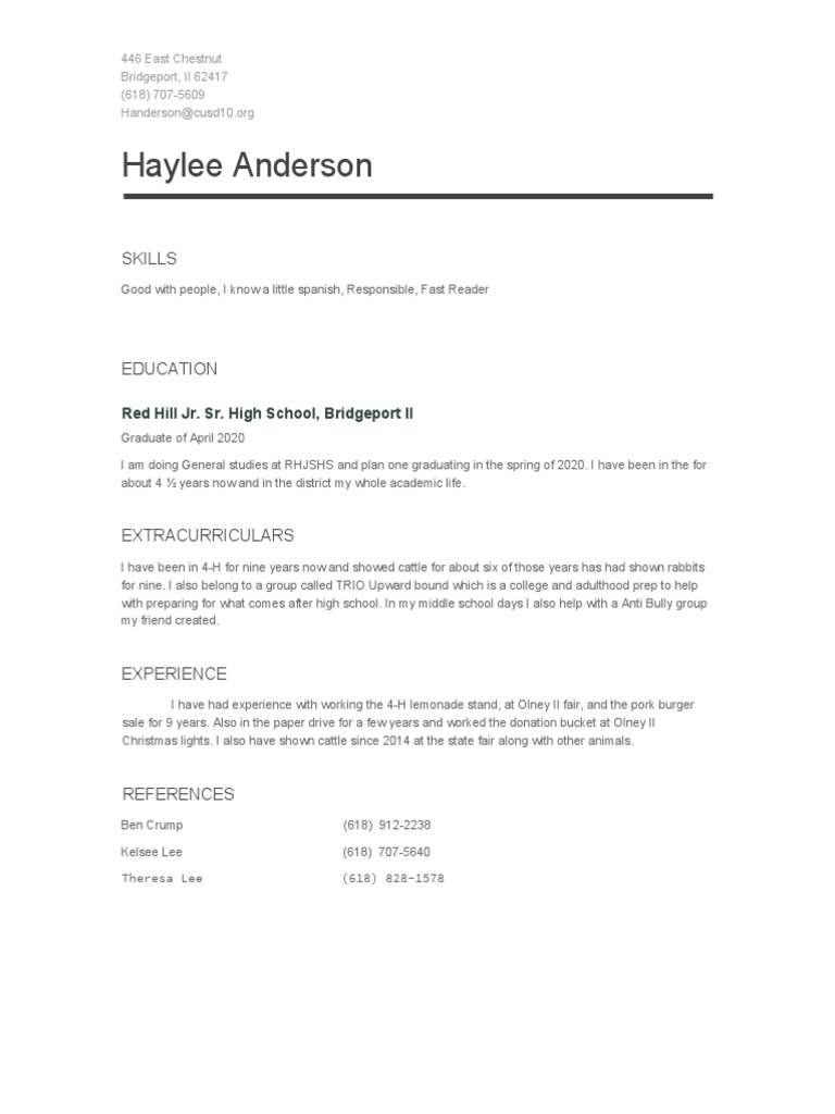 Haylee Anderson | PDF