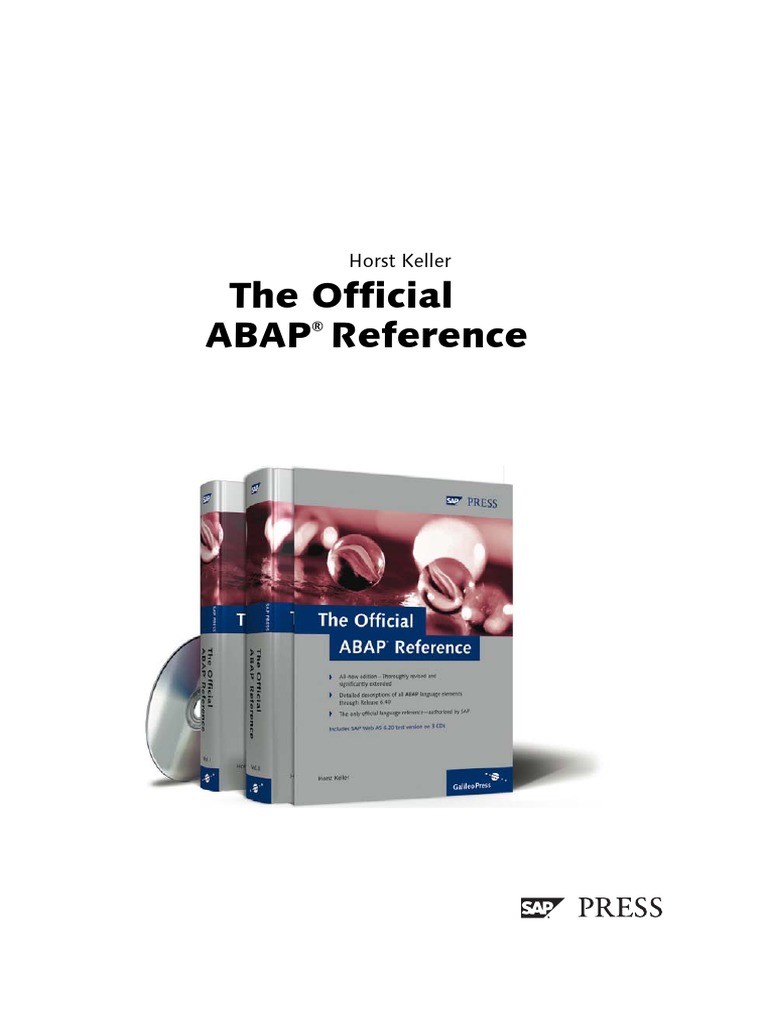 Sappress Abapreference 2edition PDF | PDF | Subroutine | Class ...