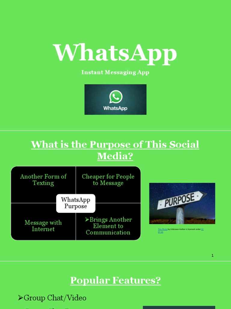 Edt Whatsapp Presentation 1 1 | PDF | Snapchat | Instant Messaging