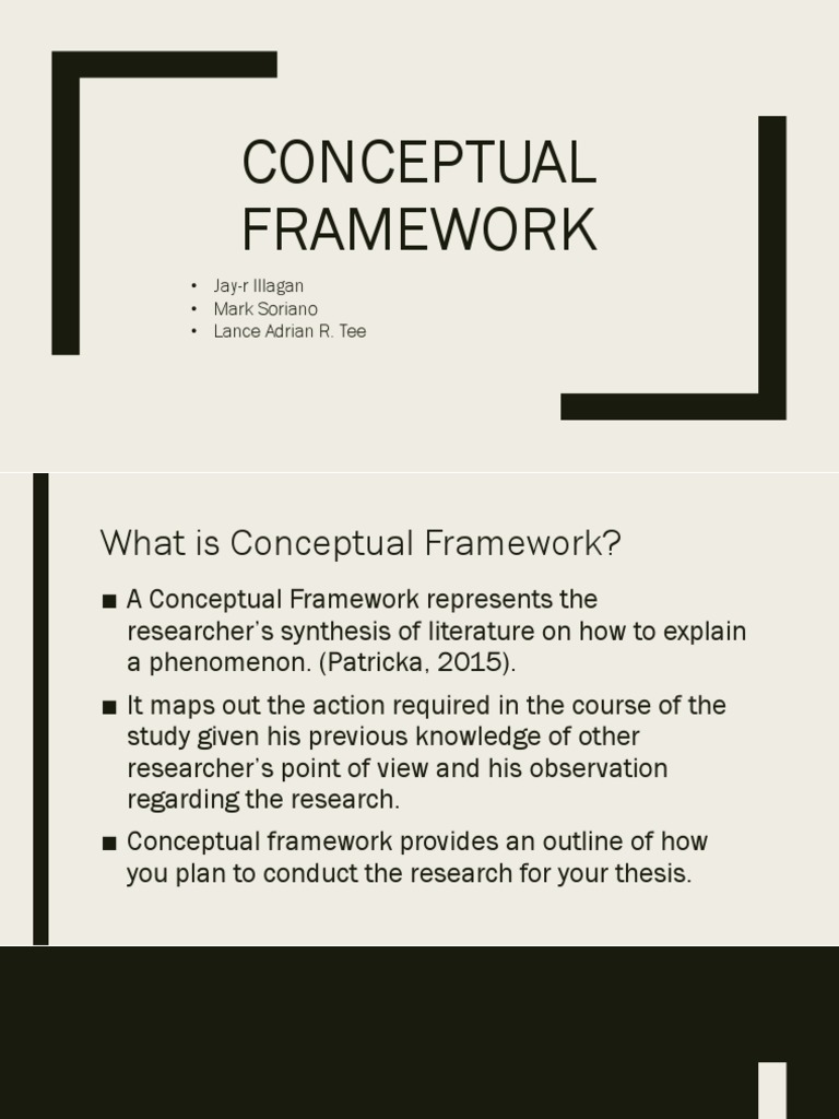 Developing a Conceptual Framework Guide | PDF