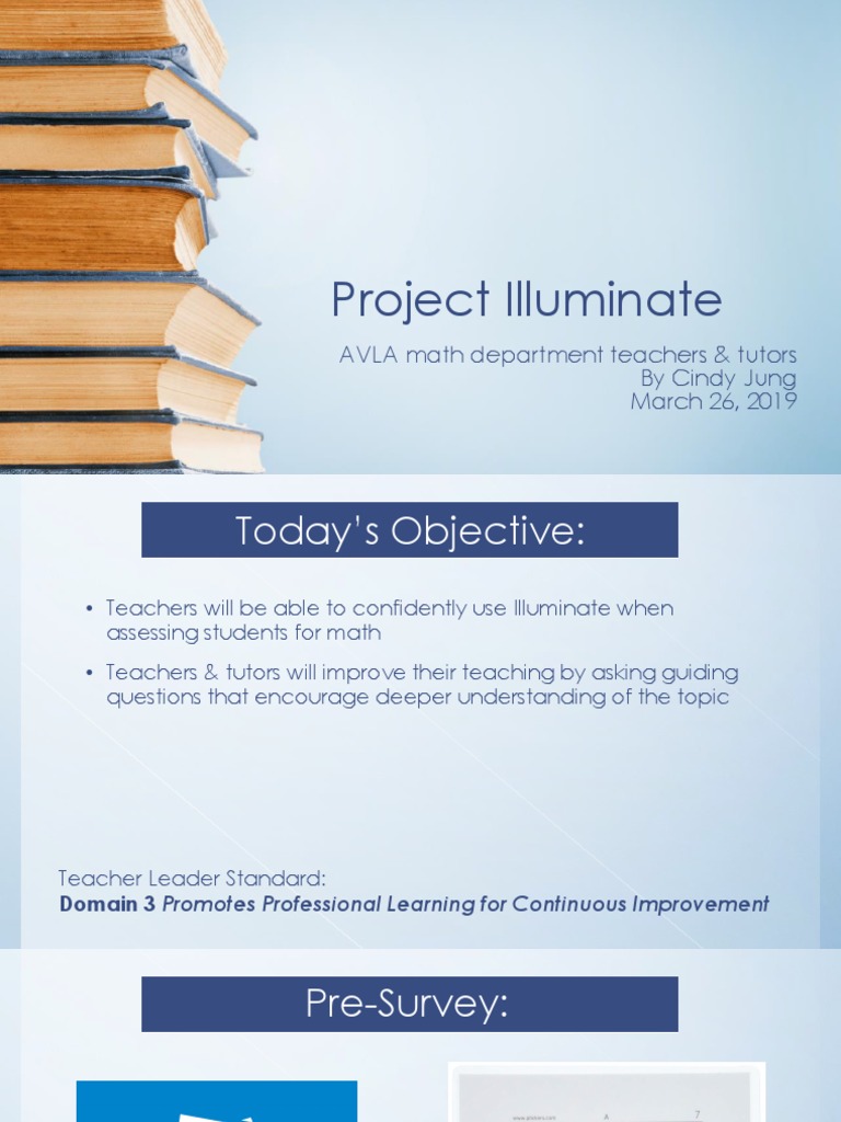 Project Illuminate | PDF | Tutor | Test (Assessment)