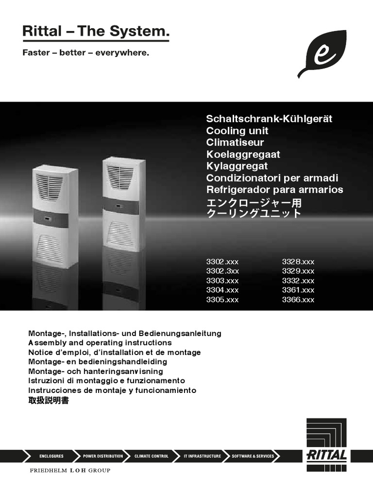Aire Acondicionado Rittal | PDF | Refrigerador | Termodinámica