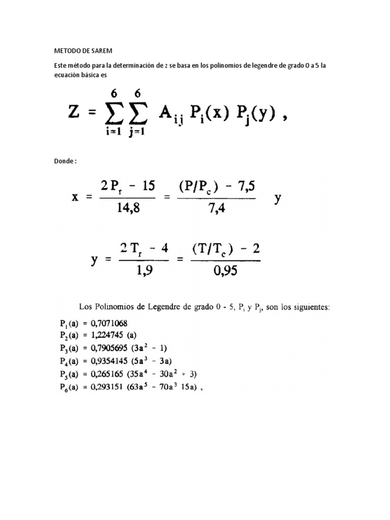 Metodo de Sarem | PDF | Gases | Fases de la materia