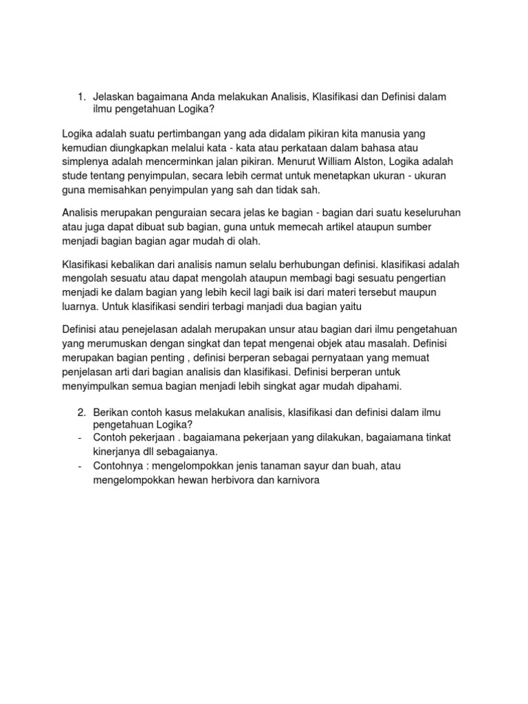 Logika Diskusi 3 | PDF