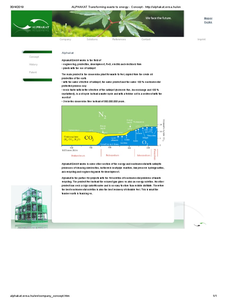 ALPHAKAT Transforming Waste To Energy - Concept - HTTP - Alphakat ...