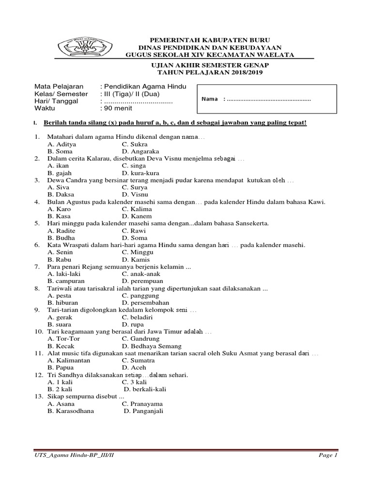 Tiga dan Sawa Asana dalam Hindu | PDF