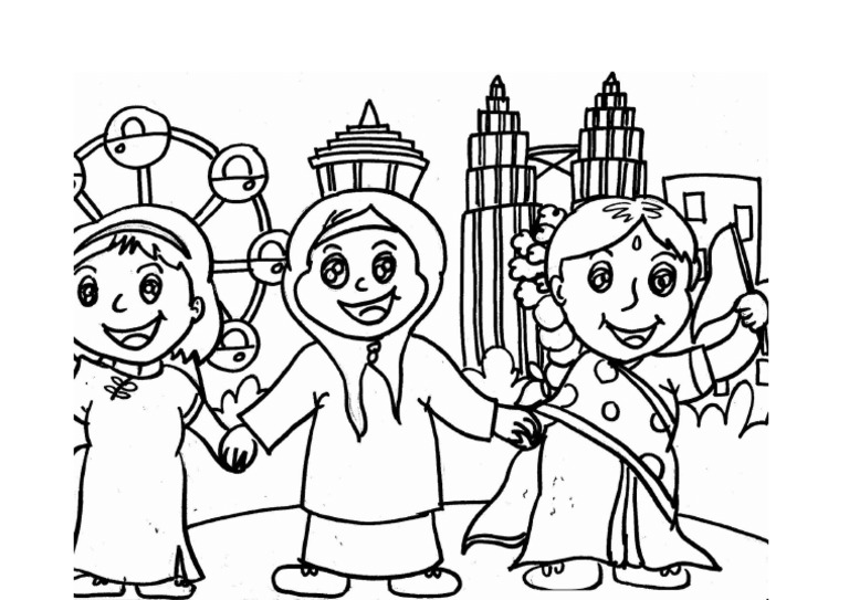 Gambar Mewarna Merdeka | PDF