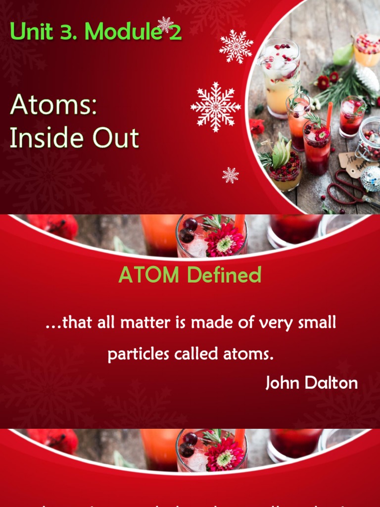 Module 2. Atoms | PDF | Atomic Nucleus | Atoms