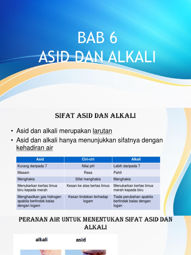 Asid Dan Alkali Sains Tingkatan 2 | PDF
