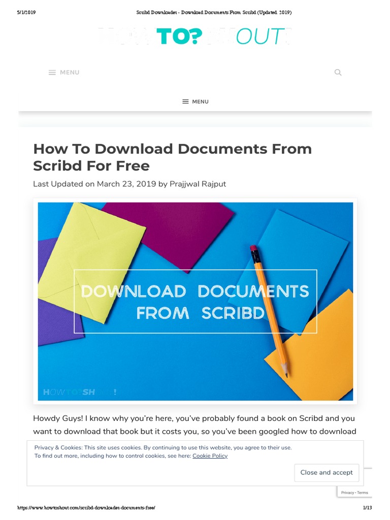 How To Download From Scribd PDF | PDF | Internet Privacy | Scribd