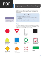 Road Sign Cheat Sheet | PDF | Lane | Traffic