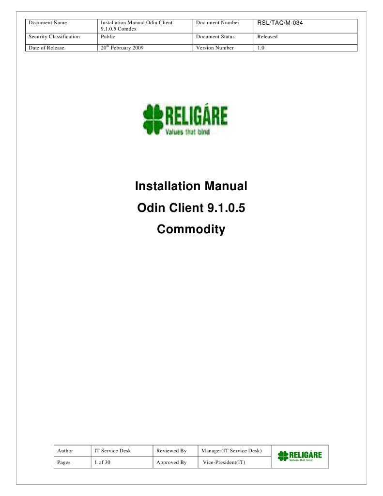 Client Odin 9.1.0.5 Comdex | PDF | Microsoft Software | Utility Software