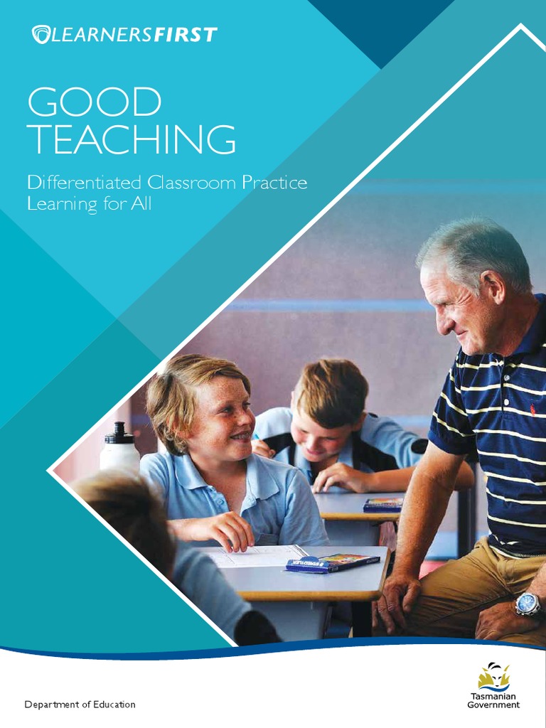 Good Teaching Differentiated Classroom Practice Learning For All PDF ...