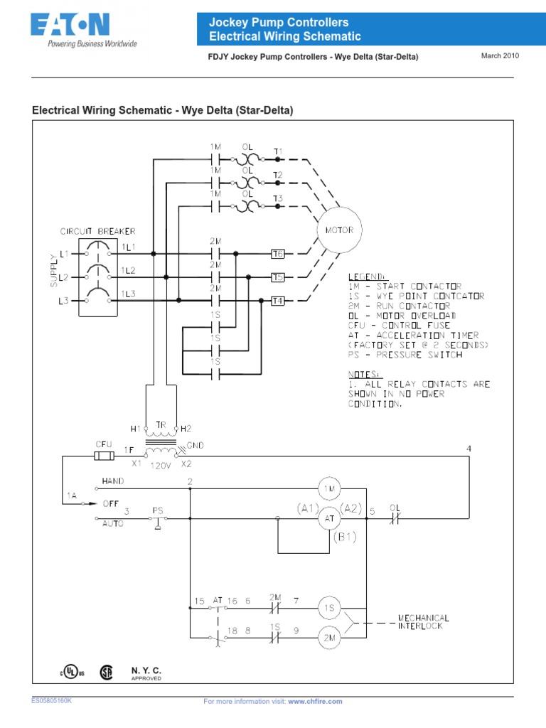 Electrical Wiring Schematic - Wye Delta (Star-Delta) | PDF