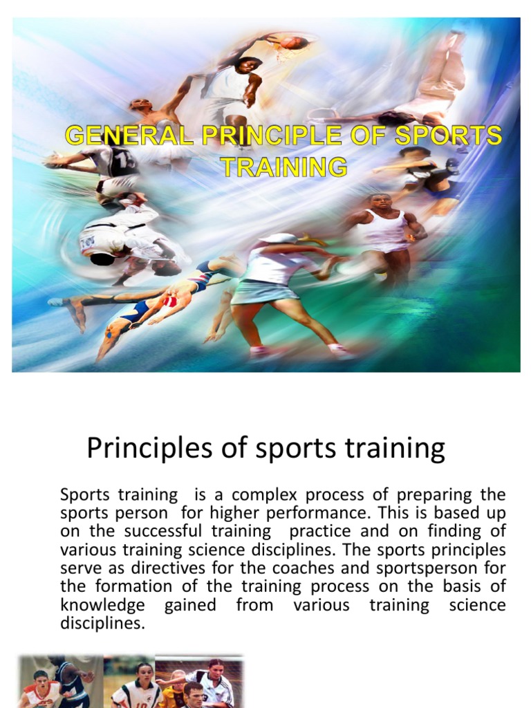 Principles of Sports Training Explained | PDF | Sports | Goal