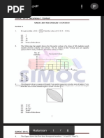 SASMO Sample Paper and Syllabus 1 | PDF | Mathematics | Statistics