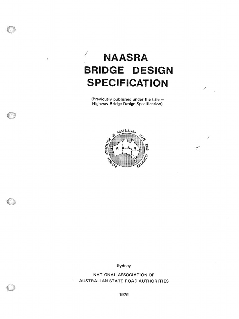 NAASRA Bridge Design Specification 1976 PDF | PDF