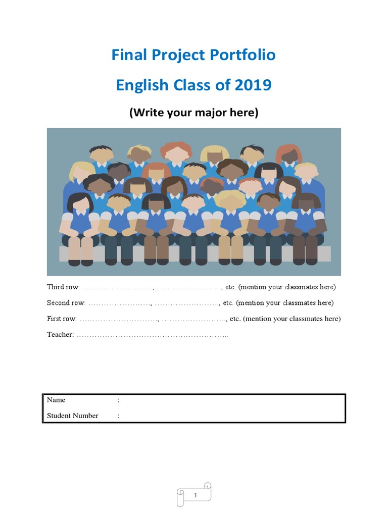 Final Project Portfolio - 2019 | PDF | Behavior Modification | Cognition