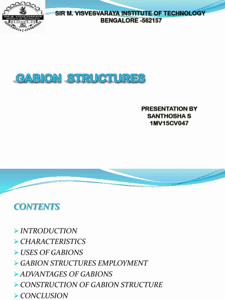 Overview of Gabion Structures | PDF | Civil Engineering | Nature