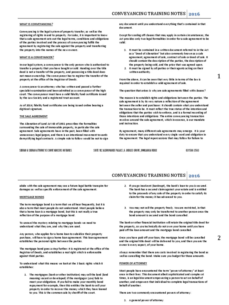 Training Notes | Download Free PDF | Value Added Tax | Mortgage Law