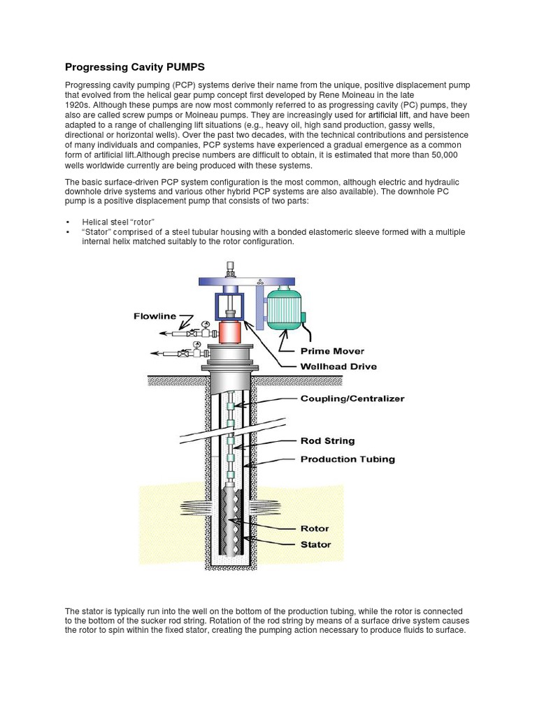 Progressing Cavity PUMPS | PDF | Pump | Chemical Engineering